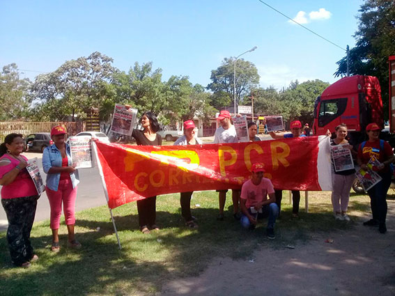 Primeras actividades de piqueteo del Hoy – PCR
